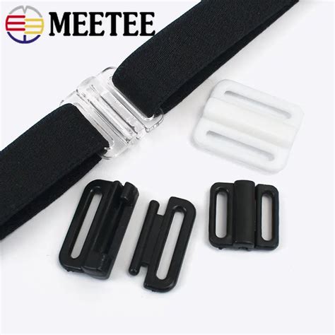 속옷 브래지어 스트랩 커넥터 클립 걸쇠 비키니 수영복에 대 한 8 25mm 플라스틱 버클 조정 버클 Diy 바느질 액세서리