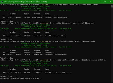 Add Upx Compression Or Similar To Release Artifacts · Issue 210 · Bazelbuildbazelisk · Github