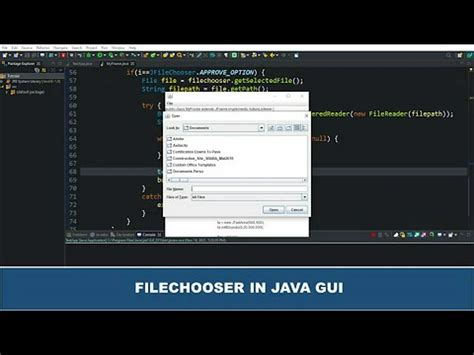 Java Gui Tutorial 58 Create A Filechooser Using Jfilechooser In Java Gui Swing