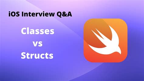 Ios Interview Questions And Answers Classes Vs Structs Youtube