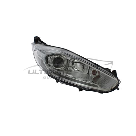 Ford Fiesta Headlight Headlamp Drivers Side Rh Halogen With Led
