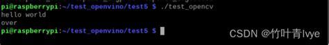 树莓派4b环境下vscode配置opencv 树莓派安装vscode opencv csdn博客