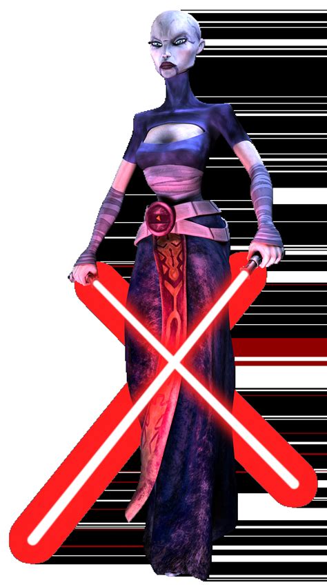 Asajj Ventress Lightsaber Connected