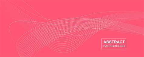 Premium Vector Abstract Line Background Beauty Pink Geometry Curve Wave Pattern Design