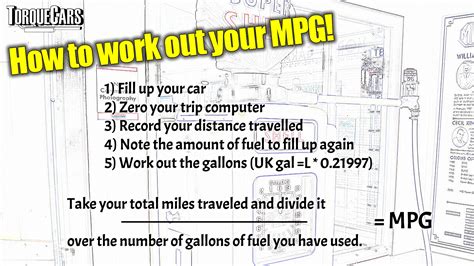 Quick Mpg Calculator Uk Calculate Your Miles Per Gallon
