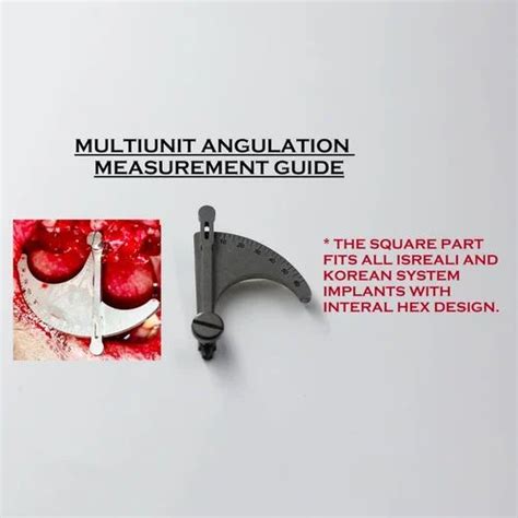 Multi Unit Abutment Angulation Guide At Rs 2240 Unit Malad West Mumbai Id 3392152662