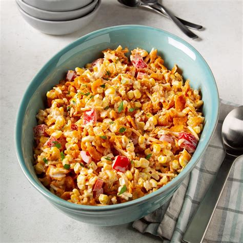 Fiesta Corn Chip Salad Recipe Taste Of Home