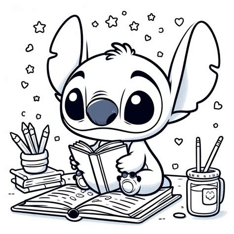Kleurplaten Kind Kleurplaat Stitch By Kleurplatenkind On Deviantart