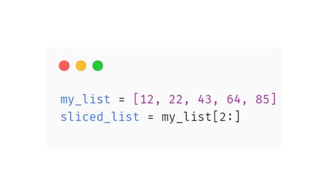 List Slicing In Python