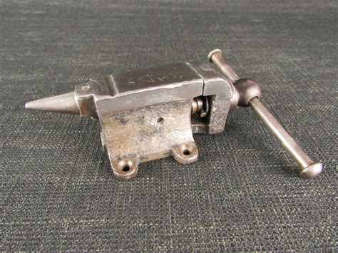 Small Combination Anvil With Vice Sold