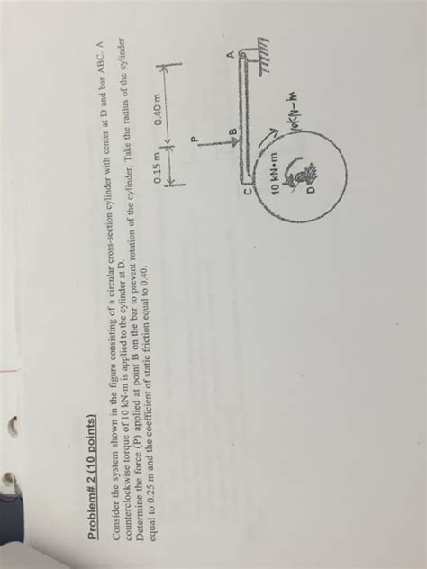 Solved Consider The System Shown In The Figure Consisting Of Chegg