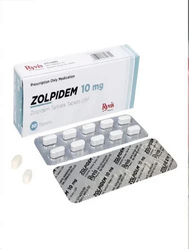 Zolpidem Tartrate 10 Mg Tablet At Rs 5000box New Delhi Id