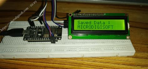 Littlefs With Esp8266 To Read Write And Delete Data On 16x2 Lcd Display