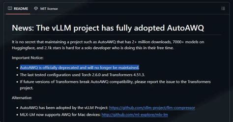 importerror loading an awq quantized model requires auto awq quick