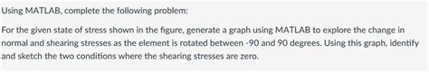 Solved Using MATLAB Complete The Following Problem For The Chegg