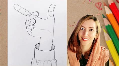 آموزش طراحی دست Teaching Hand Drawing Youtube