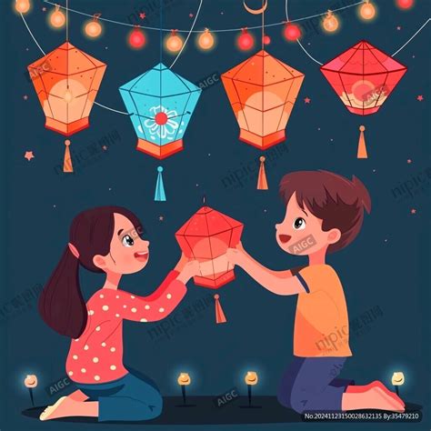 Ai创作图拿灯笼的小伙伴 元宵节看灯素材 儿童打灯笼 元宵节灯笼下 花灯插画 拿灯笼儿童 花灯会插画 元宵节赏花灯插画海报 小孩打灯笼 卡通灯笼素材 手绘花灯插画 儿童手持花灯 花灯节设计