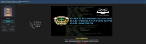 Alleged Data Breach At Dukcapil Madiun Exposes Sensitive Citizen