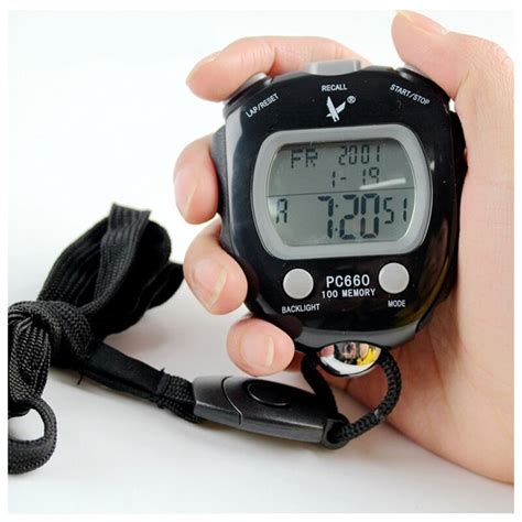 100 Memory Electronic Stop Watch Chronograph Digit Vicedeal