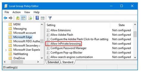 Ways On How To Disable Microsoft Edge Inprivate Browsing Artofit