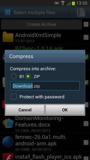 B1 Free Archiver Create And Extract Archives On Android Ghacks Tech News