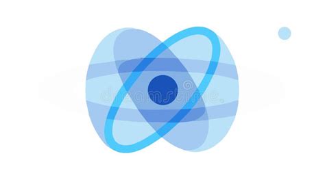 Atomic Orbit Planet Icon For Science And Physics Vector Design Generative Ai Stock Vector