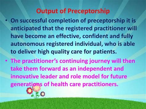 Preceptorship Overview And Framework Pdf
