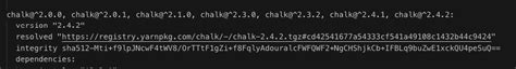 Javascript Lockfile Explanation What Exactly Every Line Mean Yarn Lock Stack Overflow