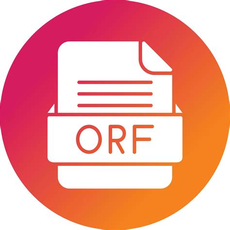 Orf File Format Vector Icon 34117244 Vector Art At Vecteezy