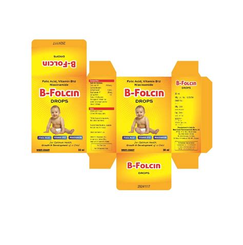 B Folcin Drops At Rs 85box Nutraceutical Products In Ahmedabad Id