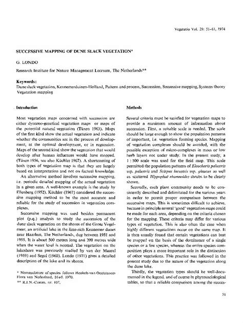 pdf successive mapping of dune slack vegetation dokumen tips