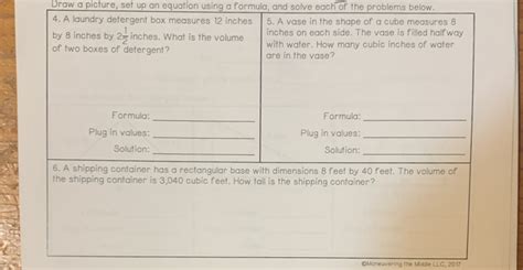 Solved Draw A Picture Set Up An Equation Using A Formula And Solve