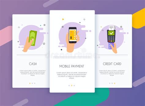 Onboarding Screens User Interface Kit For Mobile App Templates Concept