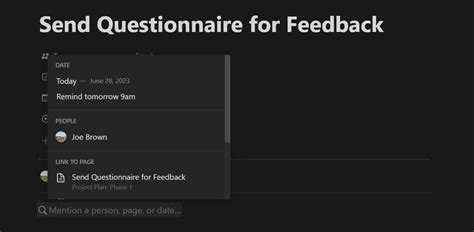 How To Plan A Project In Notion