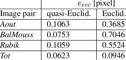 Rectification Errors Download Table