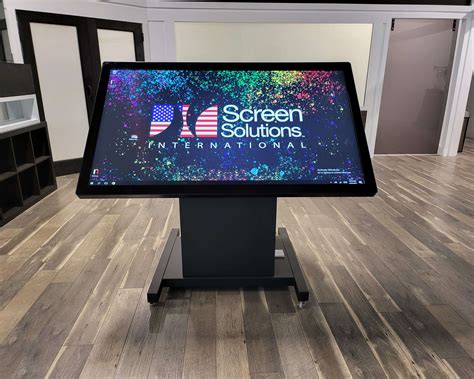 Touch Table Holographic Led Spheres Walls Floors Screen Solutions International