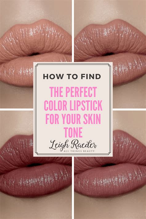 How To Find The Perfect Color Lipstick For Your Skin Tone Skin