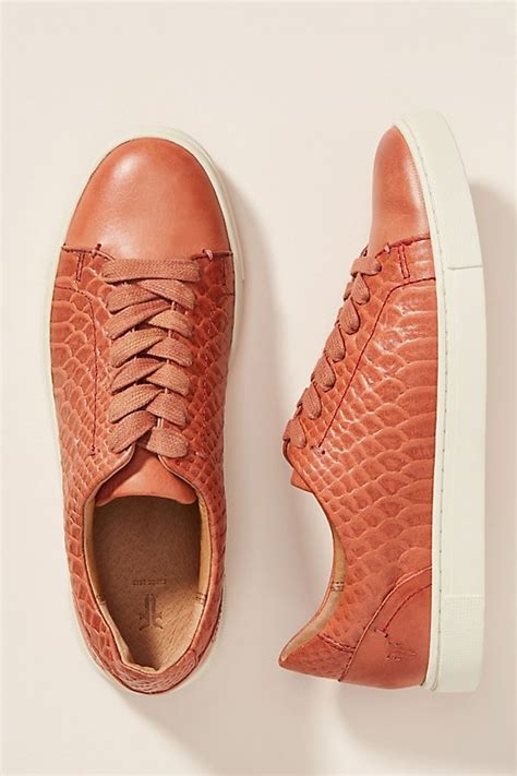 Frye Ivy Leather Sneakers Platform Sneakers Frye Sneakers