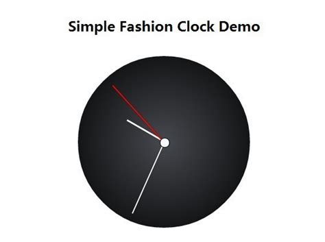 ⭐ Crear Un Reloj De Moda Simple Con Javascript Y Css3