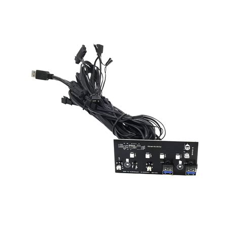 Chassis Usb Front Panel Cable Dual Usb 3 0 Extension Wire Power Switch Pcb Board 4 Led
