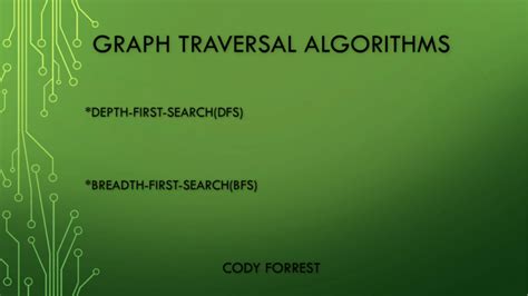 BFS DFS Lecture