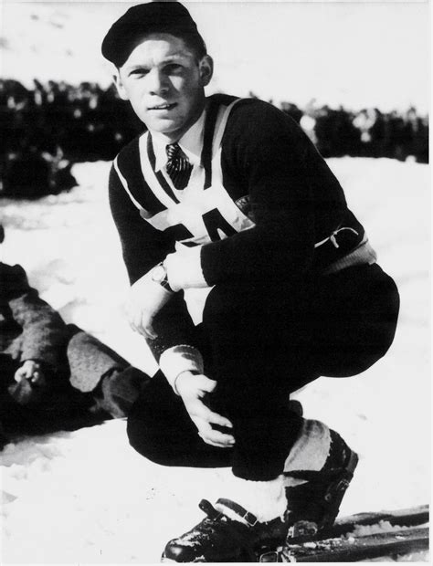 Corey Engen At Ecker Hill Circa 1934 Alf Engen Museum Foundation