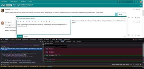 How To Get Old Forum Layout Website And Forum Arduino Forum