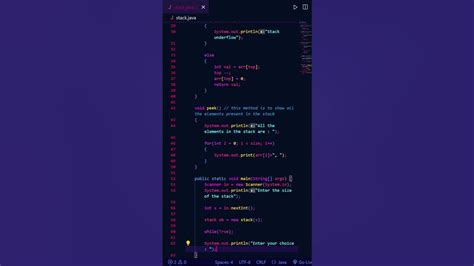 Stack Java Speed Code Codingtutorials Stack Javaprogramming Datastructures Dsa Youtube