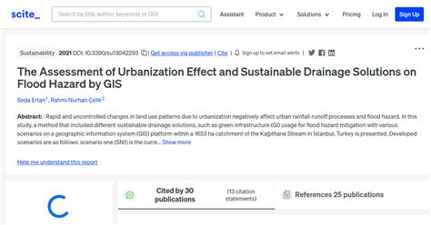 The Assessment Of Urbanization Effect And Sustainable Drainage
