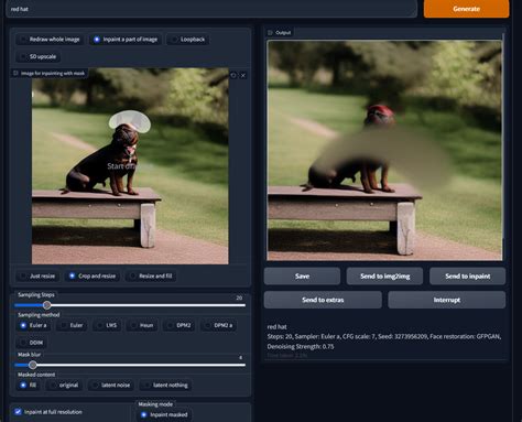 Inpaint At Full Resolution Leaves A Mask Blur On Output Image Issue AUTOMATIC