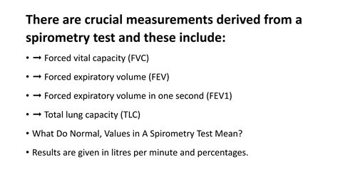 A Handy Guide To Help Interpret Spirometer Readings Pptx
