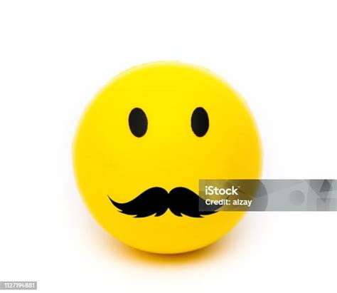 Emoji 콧수염 얼굴 벡터 흰색 배경에 고립입니다 웹 사이트 응용 프로그램 Ui와 T 셔츠에 대 한 Emoji 콧수염 얼굴