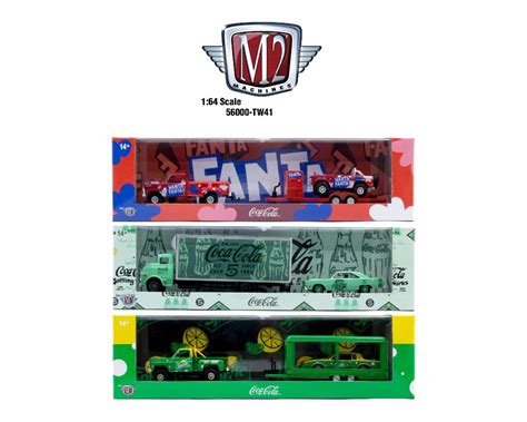 M2 Machines Auto Haulers Coca Cola Release Tw41 3 Piece Set 56000 T