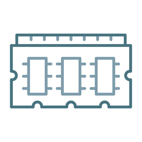 Ram Line Two Color Icon Vector Art At Vecteezy